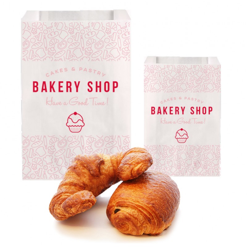 Sac Croissant Brioche Personnalisé - Impression Rapide